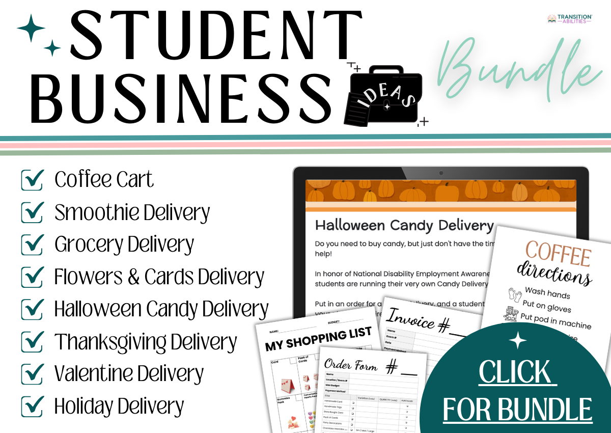 10 Student Business Ideas for Your Special Education Class - Transition ...