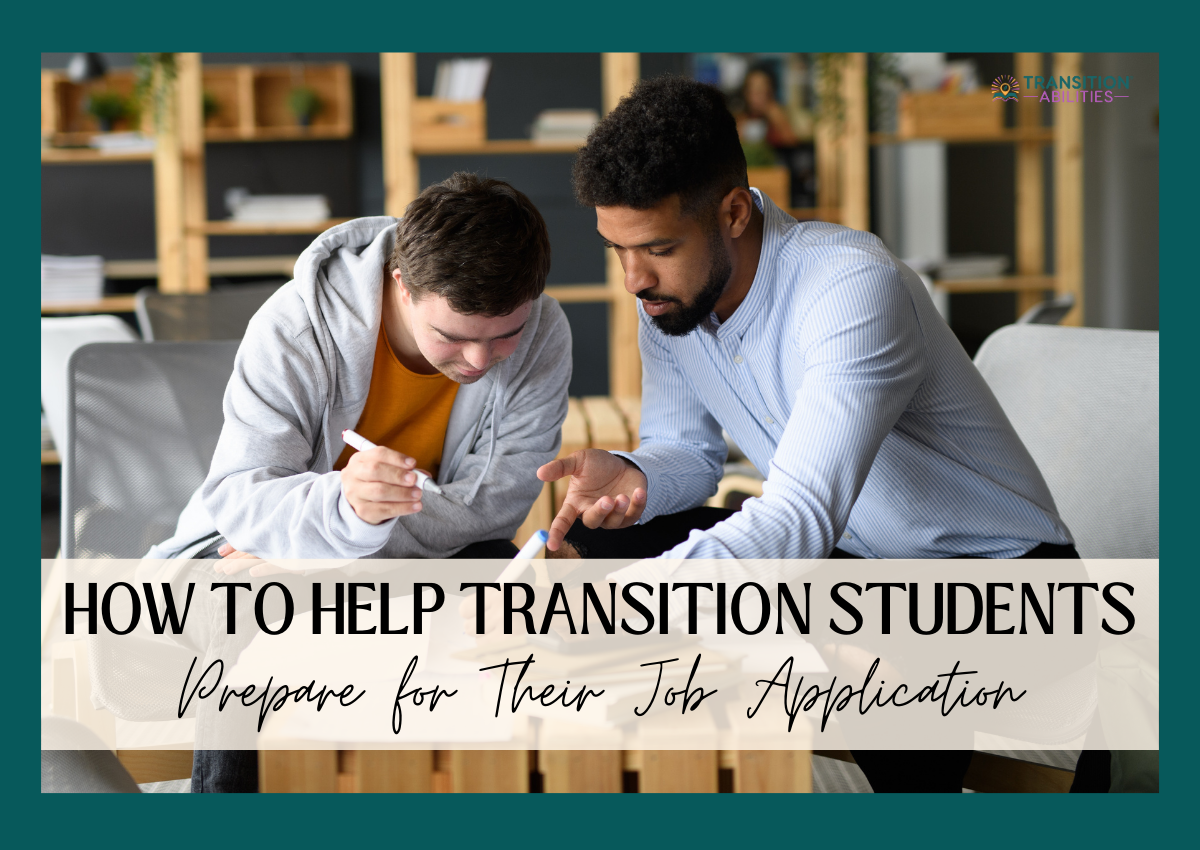 How to Help Transition Students Prepare their Job Applications ...