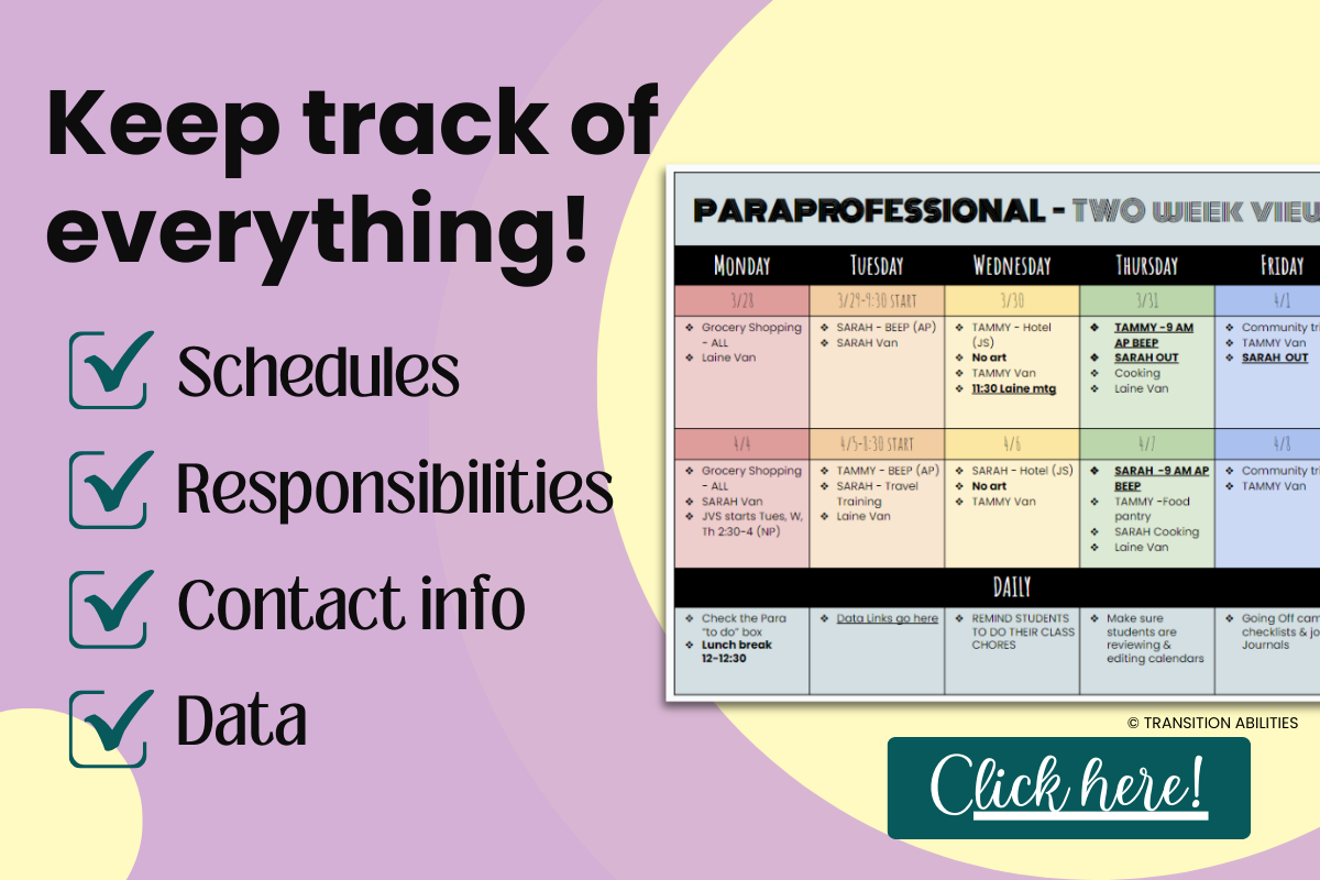 Free Transition Planning Tools for High School SPED Teachers ...